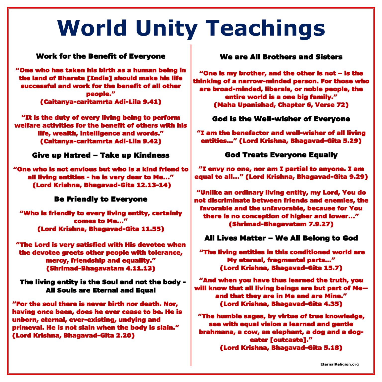 World Unity Teachings